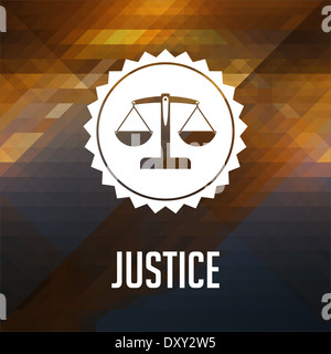 Scales of justice with background color Stock Photo - Alamy