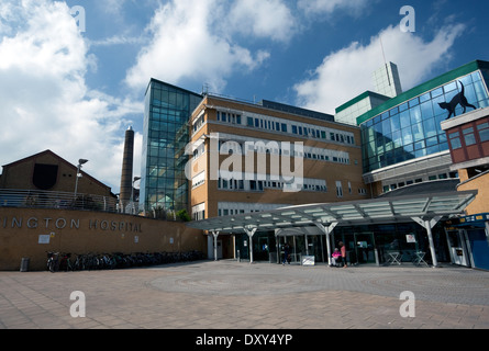 The main entrance of the Whittington Hospital NHS Trust, Archway, North ...