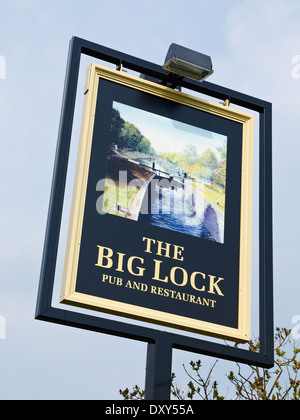 The Big Lock restaurant in Middlewich Cheshire UK Stock Photo - Alamy