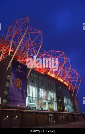 Old Trafford East Stand Stock Photo - Alamy