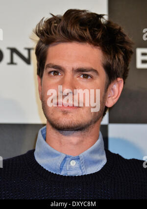 Actor Andrew Garfield attends 'The Amazing Spider-Man 2' premiere at ...