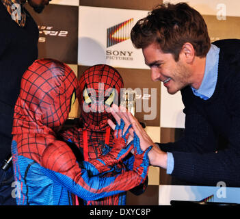 Actor Andrew Garfield attends 'The Amazing Spider-Man 2' premiere at ...