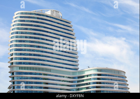 Duo building in Groningen, the Netherlands Stock Photo - Alamy