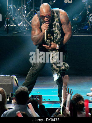 Flo Rida at the KIIS FM's Jingle Ball 2012 held at the Nokia Theatre LA ...