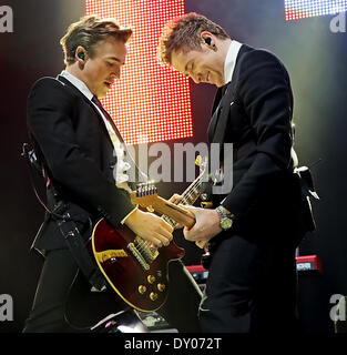 Danny Jones of McFly performs at the Radio City Live concert at the ...