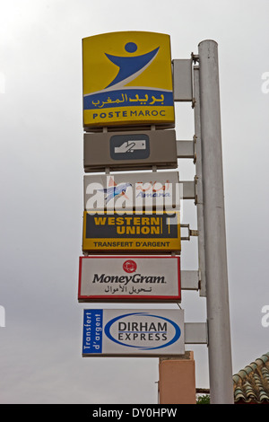 Poste Maroc - Morocco post office in the market square of Jemaa el f'na ...