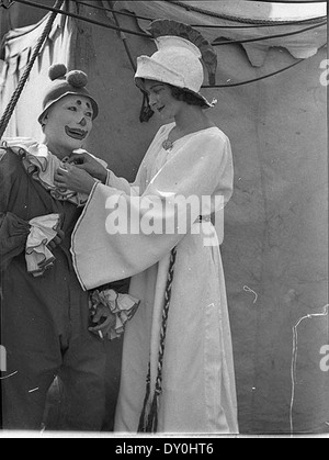 A historical photograph depicting a circus parade on July 11, 1898. The ...