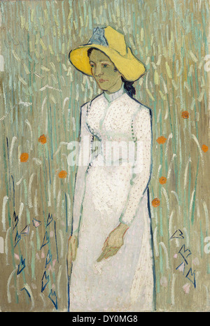 Vincent Van Gogh A Girl in White in the Woods Stock Photo - Alamy