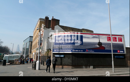 Fidelity ISA Investment billboard on Whitechapel Road in London KATHY ...