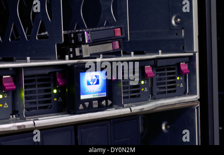HP Large computer server system Stock Photo - Alamy