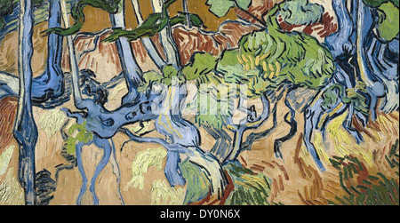 Vincent van Gogh – Tree Roots (1890) famous painting Stock Photo - Alamy