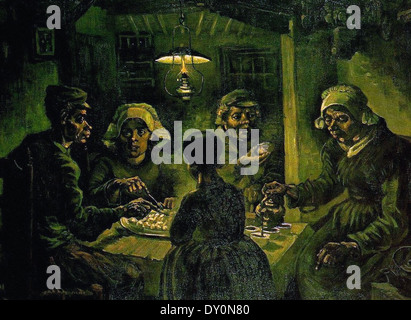 Vincent van Gogh - The potato eaters - Van Gogh Museum, Amsterdam Stock ...
