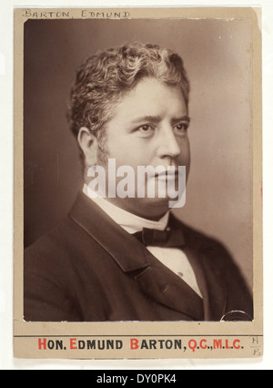 Edmund Barton, first prime minister, postage stamp, Australia, 2001 ...