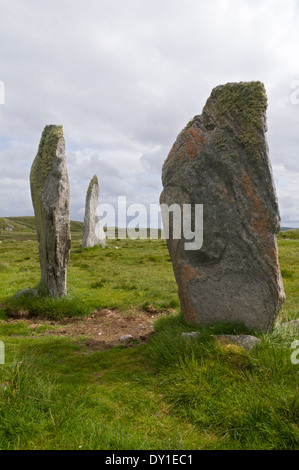 The neolithic stone circle of Callanish (Calanais) Isle of Lewis Stock ...