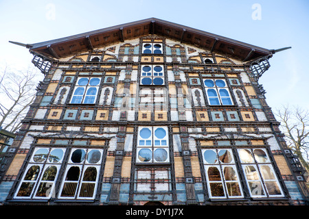 Junkerhaus house, built by Karl Junker, 1891, Lemgo, North Rhine ...