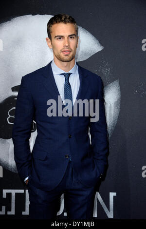 British actor Theo James attends to the premiere of the movie ...