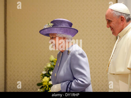 Vatican, Rome. 3rd April 2014. Vatican City Paul VI Hall private study ...