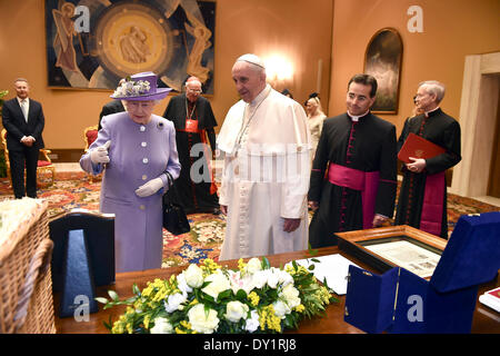 Vatican, Rome. 3rd April 2014. Vatican City Paul VI Hall private study ...