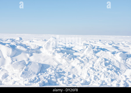Desolate snow covered Minnesota winter landscape Stock Photo - Alamy