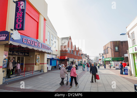 Cosham High Street pedestrian shopping area Stock Photo - Alamy
