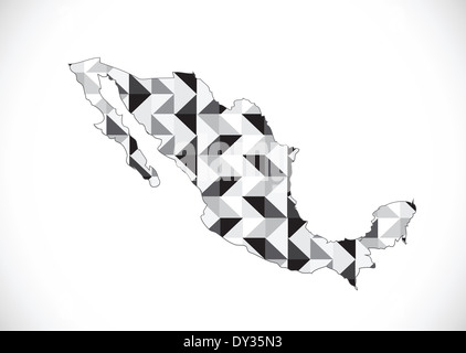 map of Mexico Decorative idea design Stock Photo - Alamy
