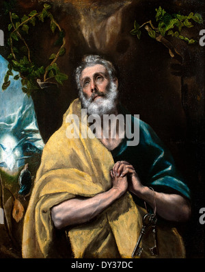El Greco - Tears of Saint Peter, Lionel Harris Stock Photo - Alamy