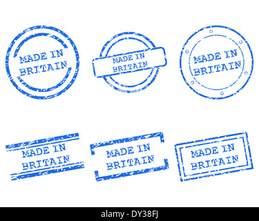 Made in Britain stamps Stock Photo - Alamy