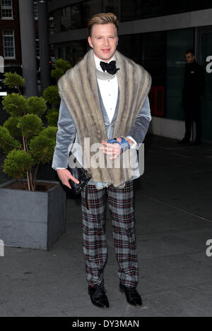 London, UK. 05th Apr, 2014. Harry McLeman poses with his new British ...