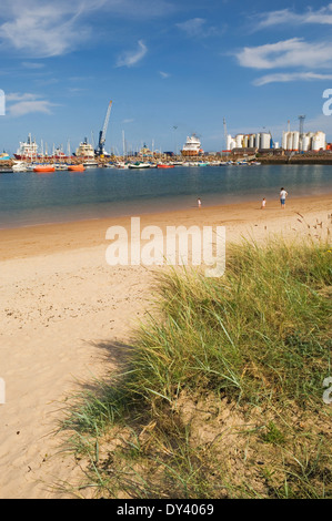 Peterhead Lido & Harbour Stock Photo - Alamy