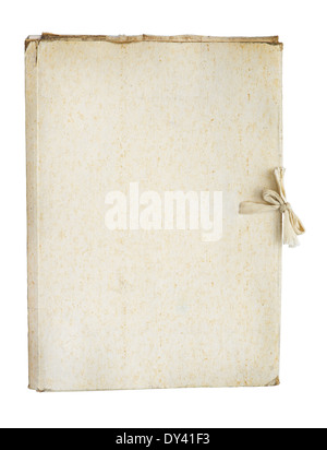 Old binder folder isolated Stock Photo - Alamy