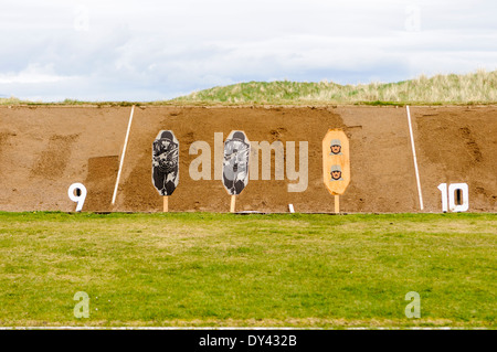NATO standard sniper target on a military firing range Stock Photo - Alamy