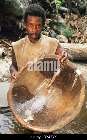 Diamond. minerals. South America; Venezuela; Rio Caroni area Stock ...