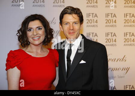 colette fitzpatrick on the red carpet at the Irish Film and Television ...