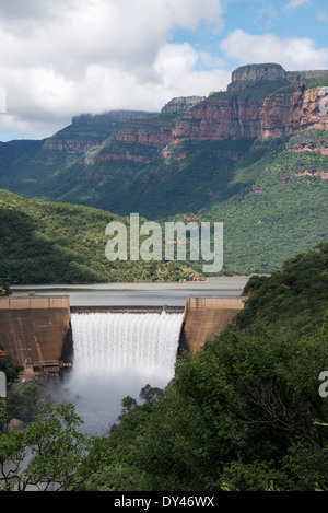 the swadini dam near the blyde river with the dragensberg as background ...