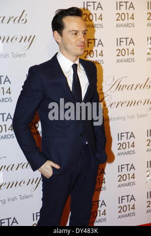 Dublin, Ireland. 5th April 2014. Irish actor Peter Coonan presents his ...