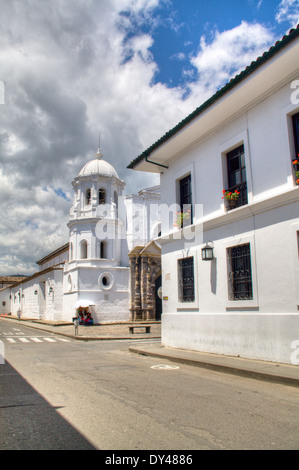 Street in the white town, Popayan, Colombia Stock Photo - Alamy