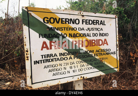 Funai National Indian Foundation, notice protecting indigenous ...