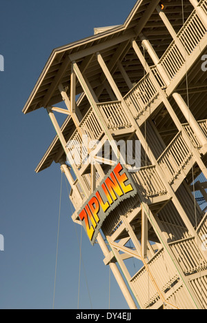 Zipline Myrtle Beach SC Stock Photo - Alamy