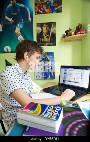 15-year-old Adrian Markovac is home educated and logs on to MyTutorWeb ...