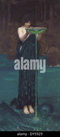 John William Waterhouse - Circe Invidiosa - 1892 Stock Photo - Alamy