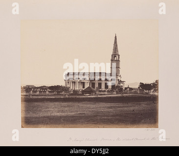 St. Mary's Church Poona. The oldest Church in the Deccan Stock Photo ...