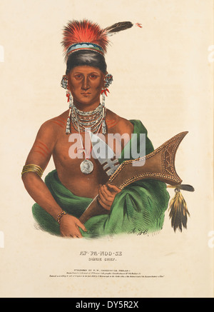Native American Culture - Chiefs of the Saukie, Osage and Otoe Indian ...