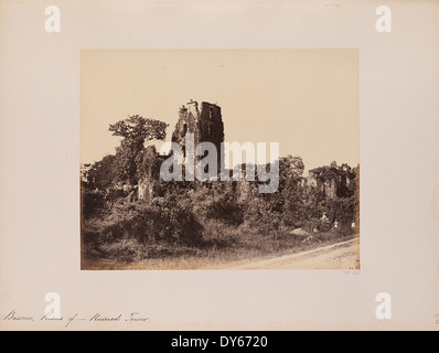 Vasai or Bassein Fort, A ruined ancient arched building in the fort ...