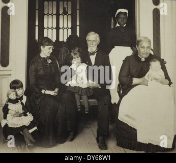 Jefferson Davis & His Wife Stock Photo: 23942432 - Alamy