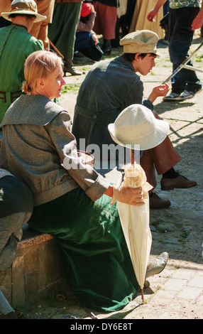 Film actors on rest Stock Photo - Alamy
