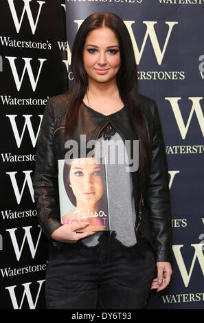 Tulisa Contostavlos signing her autobiography 'Honest - My Story So Far ...