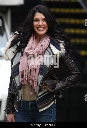 Celebrities outside the ITV studios Stock Photo - Alamy