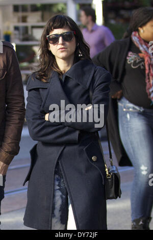 Stephanie Jory shopping at The Grove with a male companion Featuring ...