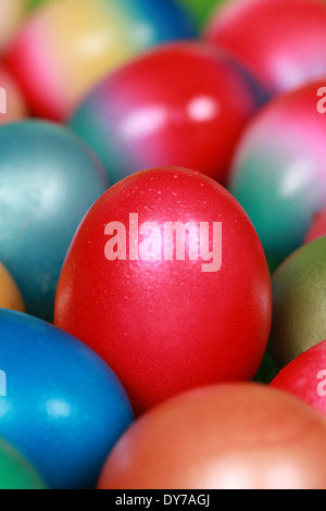 colored Easter Eggs Stock Photo - Alamy