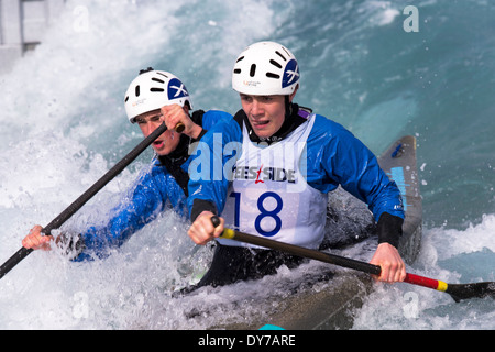 Angus GIBSON & Crawford NIVEN, B Final C2 Men GB Canoe Slalom 2014 ...